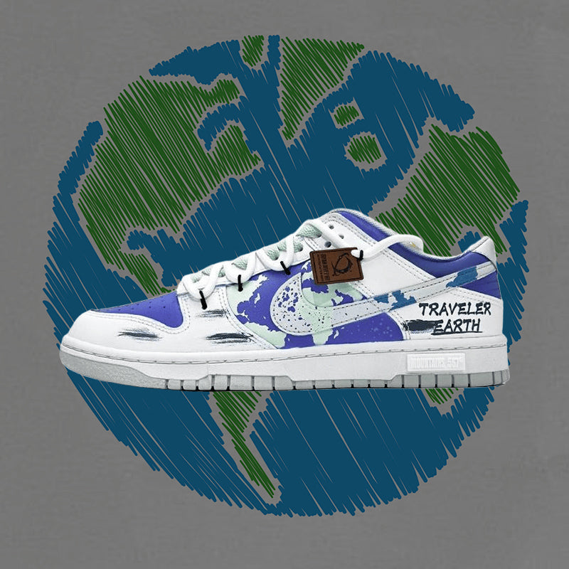 [Custom The male version of Star Traveler Earth] Dunk Skateboarding ...