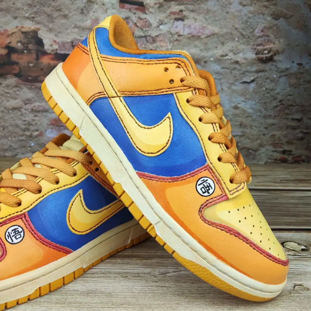 [Custom Dragon Ball Goku] Dunk Skateboarding Shoes Men
