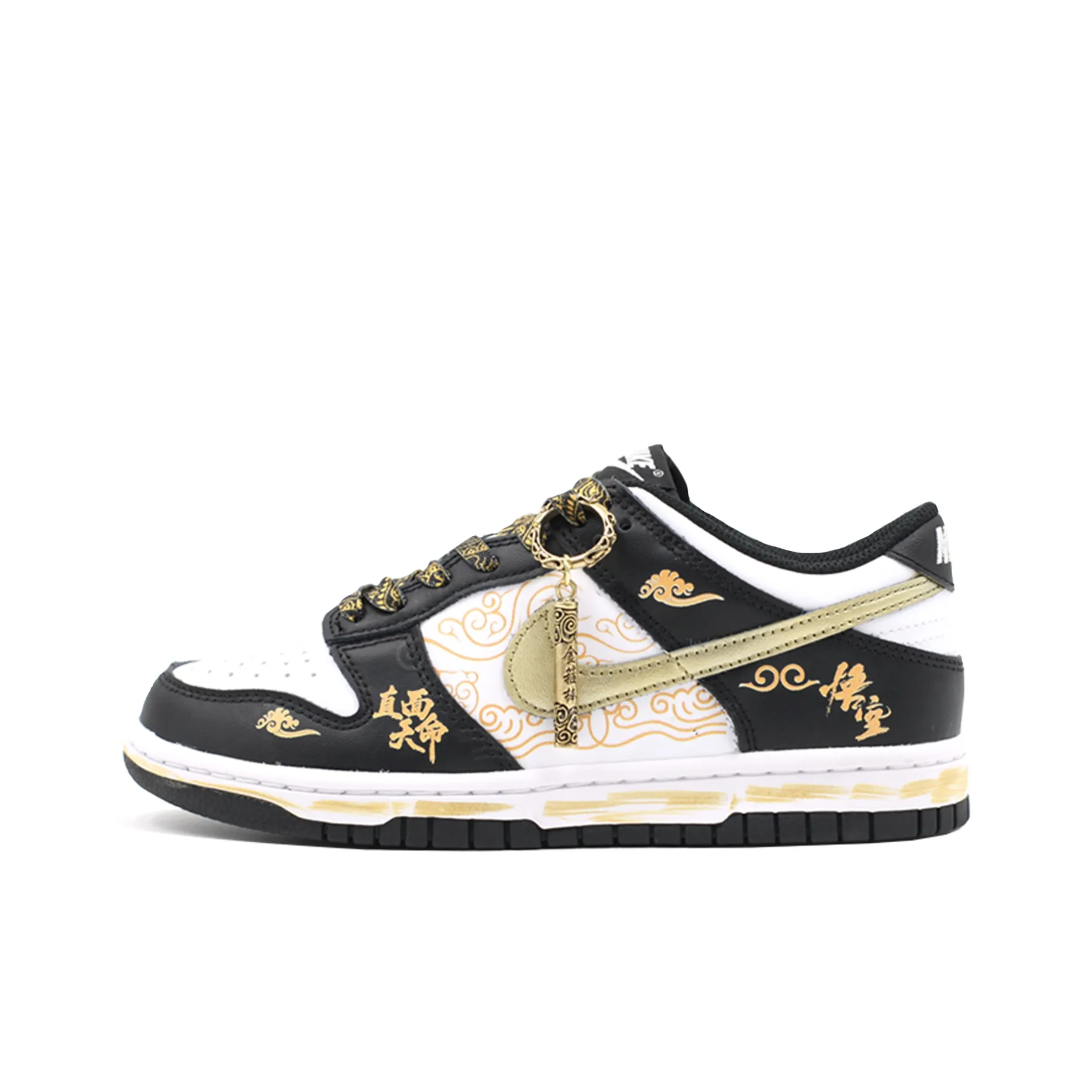 [Custom Black Myth Wukong - Ruyi Golden Hoop Stick] Dunk Low Skateboard ...