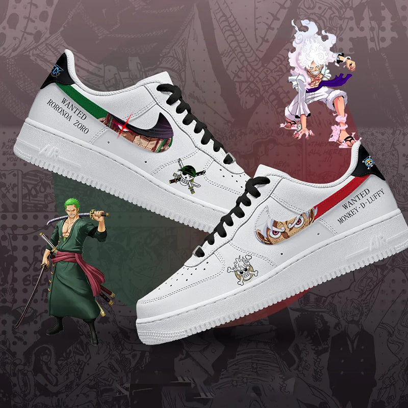 [Custom One Piece Sauron&Luffy] Air Force 1 Skateboarding Shoes Unisex
