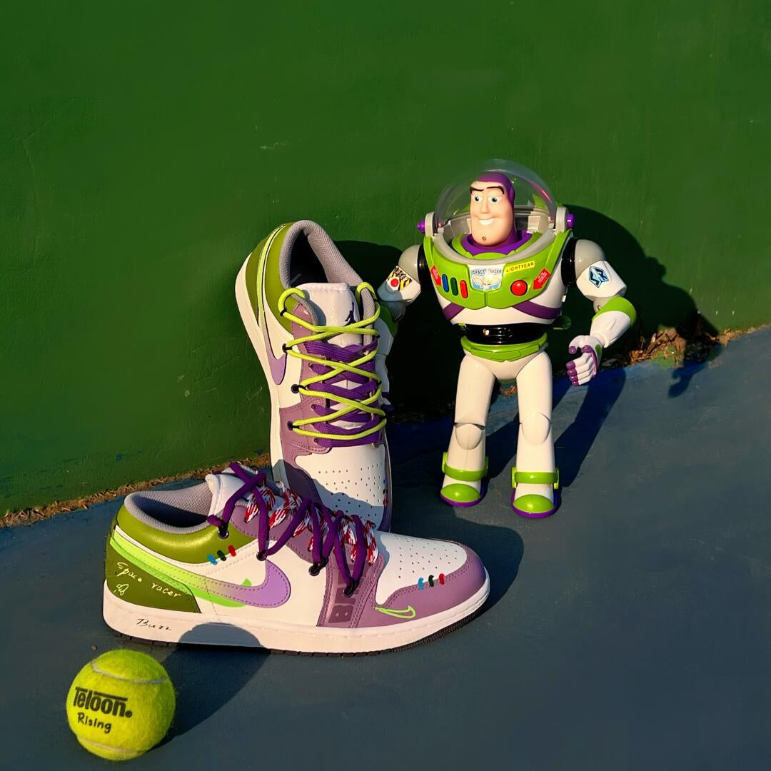 [Custom Toy Story Buzz Lightyear Coloration] Air Jordan 1 Unisex ...